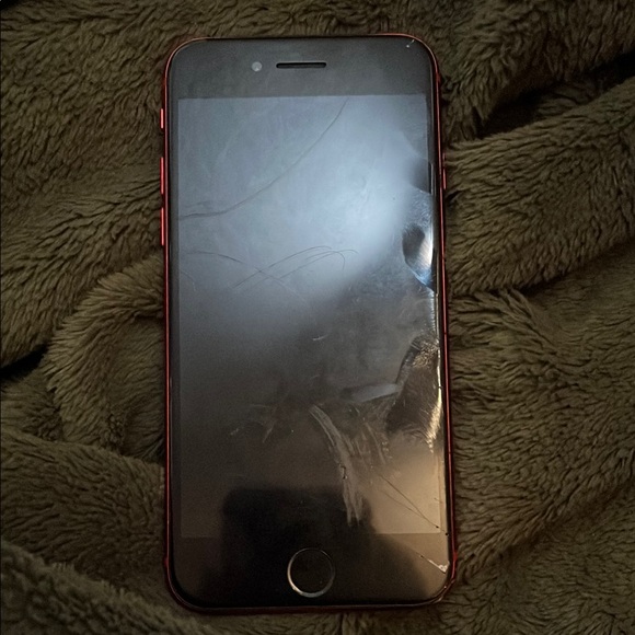 Cell Phones & Accessories | Red Smartphone With Black Screen | Poshmark